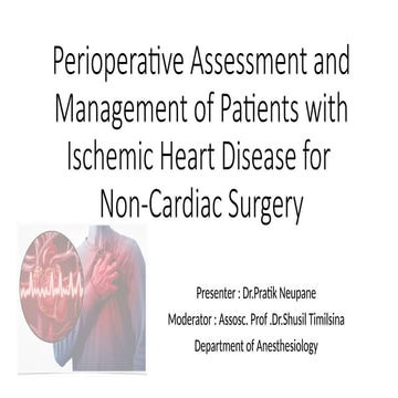 Perioperative Assessment Ischemic heart diesase.pptx