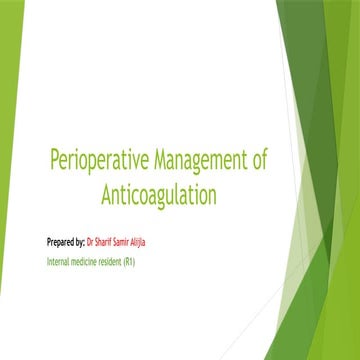 Perioperative Management of Anticoagulation.pptx