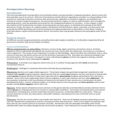 Perioperative nursing | PDF