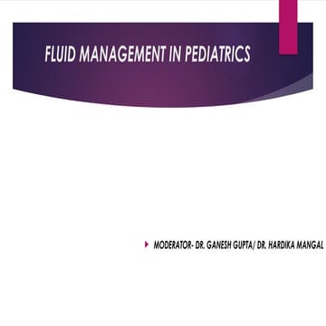 Peri op fluid therapy pedia.pptx..presenttaion | PPTX