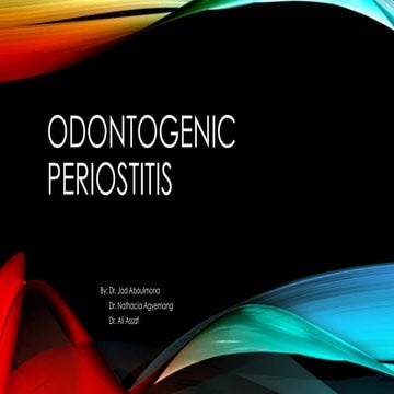 periostitis.pptx dentistry student university | PPTX
