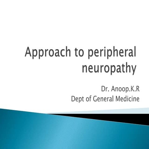 Peripheral neuropathy | PPTX