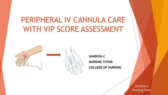 Introduction to the Visual Infusion Phlebitis (VIP) score | PPT