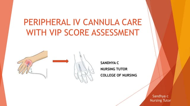 Introduction to the Visual Infusion Phlebitis (VIP) score | PDF