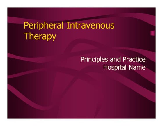 peripheral IV care.pptx