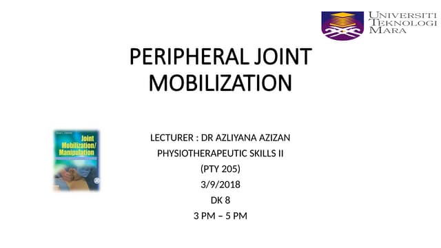 Basics of Lumbar spine mobilisation | PPT