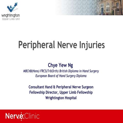 Peripheral nerve injuries | PPTX