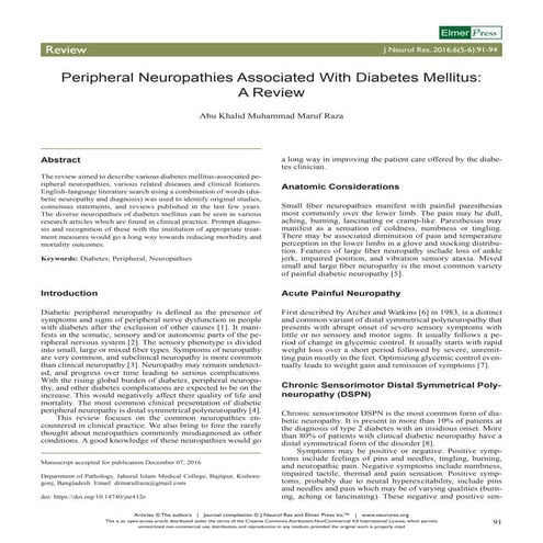 Peripheral neuropathy | PDF