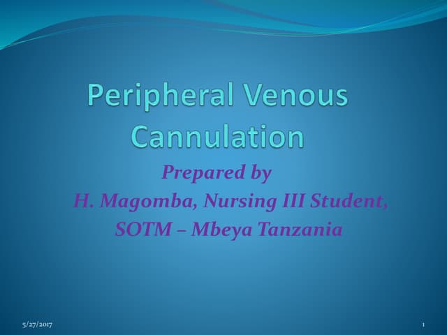 Iv cannulation sites | PDF