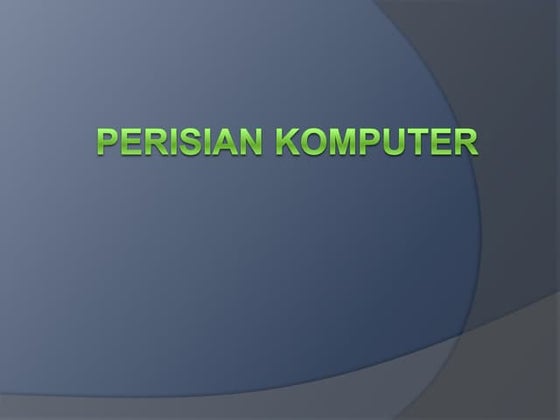 5 maksud dan jenis perisian | PPT