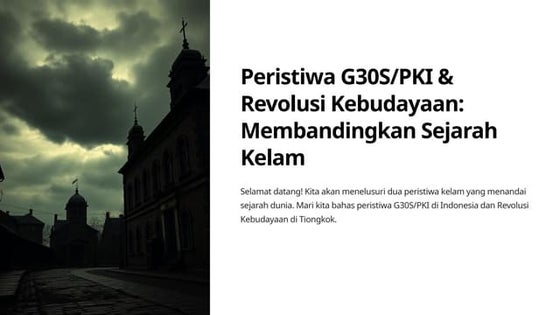G30SPKI Sejarah. sejarah indonesia kelas 12 | PPT