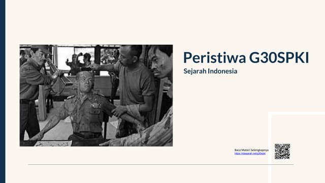 gerakan 30 september 1965 PKI | PPTX