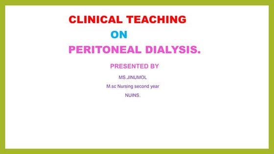Nursing management of hemodialysis | DOCX | Healthcare Industry ...