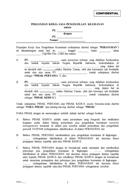 Contoh Perjanjian Kompensasi Kayu Terbaru (Beli Perjanjian, Hub: 08118887270 (WA)) | DOCX