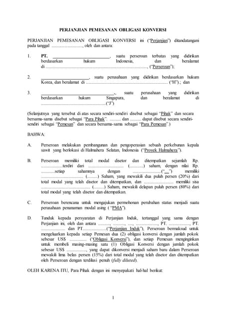 Contoh Perjanjian Kompensasi Kayu Terbaru (Beli Perjanjian, Hub: 08118887270 (WA)) | DOCX