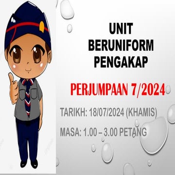 Perjumpaan 7 - Pengakap.pptx............ | PPTX