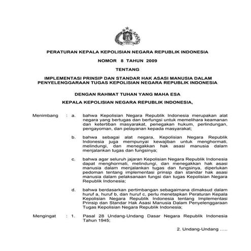 Perkap No8 Ham Bahasa Signed | PDF