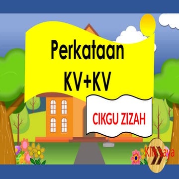 mengenal dan menyebut Perkataan KVKV beserta gambar | PPT