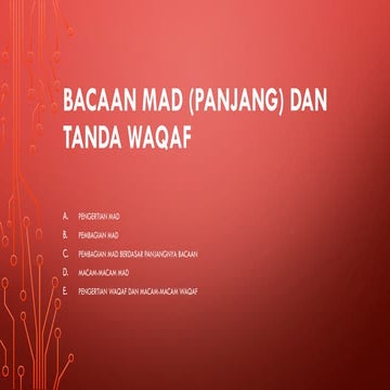 MATERI KE 3 BACAAN MAD (PANJANG) TAHSIN 2025 | PPT