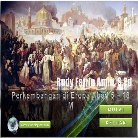 Perkembangan Eropa pada abad 5 - 18 masehi, renaissance, merkantilisme ...