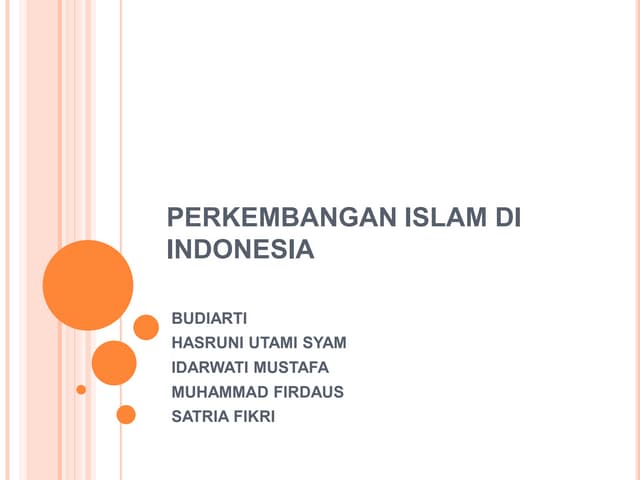 Sejarah masuknya islam di indonesia | PPTX