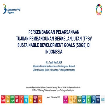 Perkembangan Pelaksanaan SDGs di Indonesia.pptx