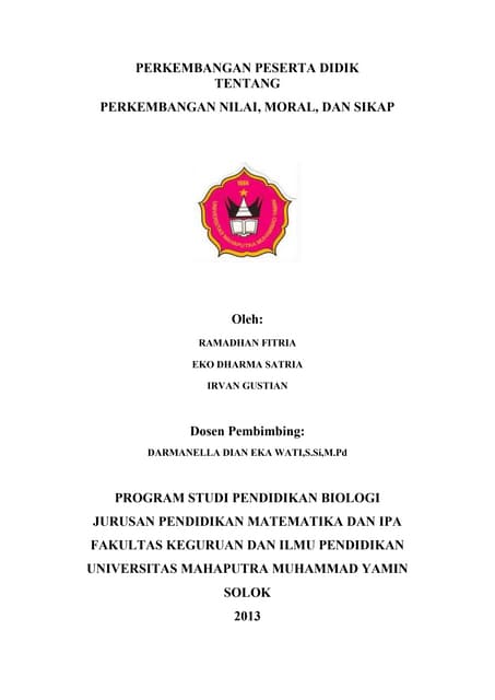 Pendekatan moral | PPTX