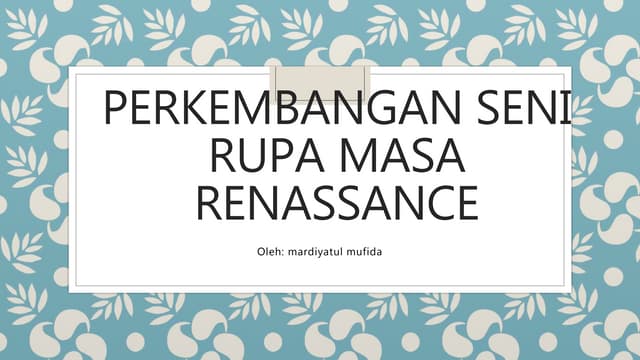 Arsitektur renaissance | DOCX