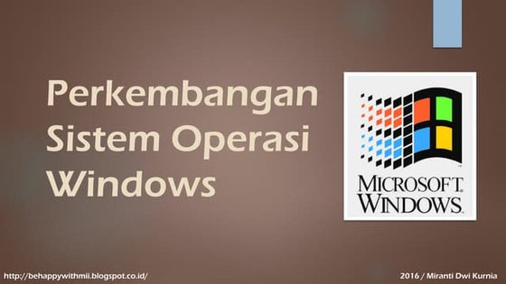Perkembangan sistem operasi close source | PPT