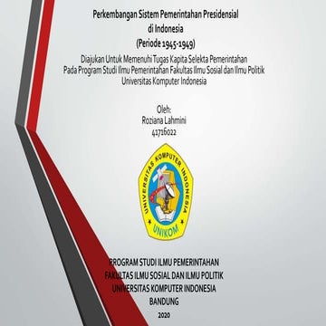 Perkembangan Sistem Pemerintahan Presidensial.pptx