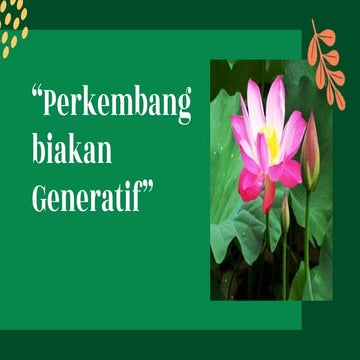 perkembangbiakan generatif perkembang biakan secara generatif pada ...