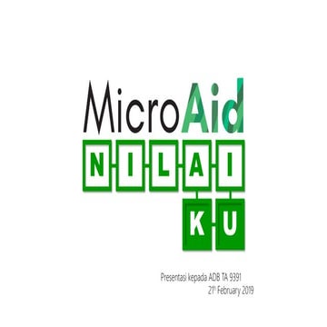 Perkenalan NilaiKu MicroAid | PPT