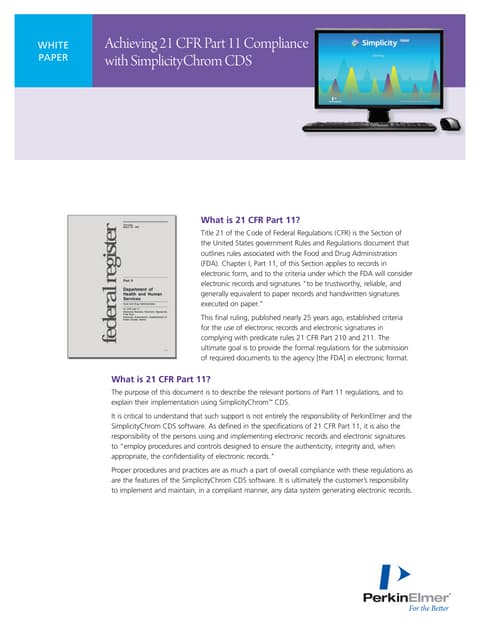21 code of federal regulation | PPTX | Computing | Technology & Computing