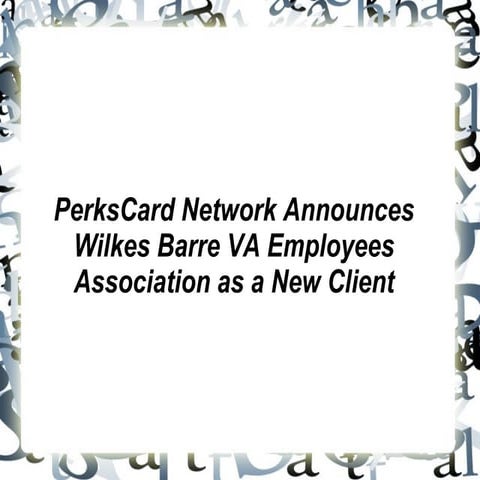 Perks cards Network | PPT