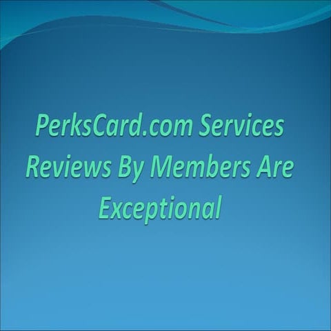 Perks card reviews | PPT | Coupons and Discounts | Shopping