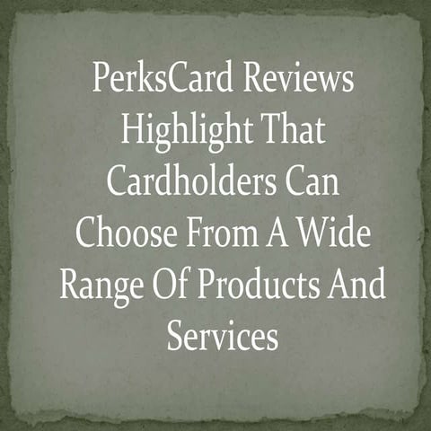 Perks card reviews | PPTX