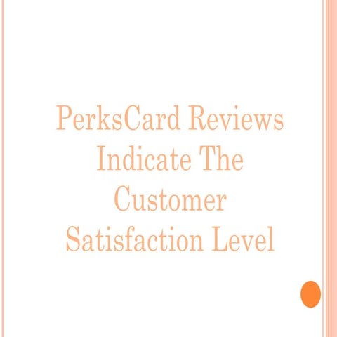 Perks card review | PPT