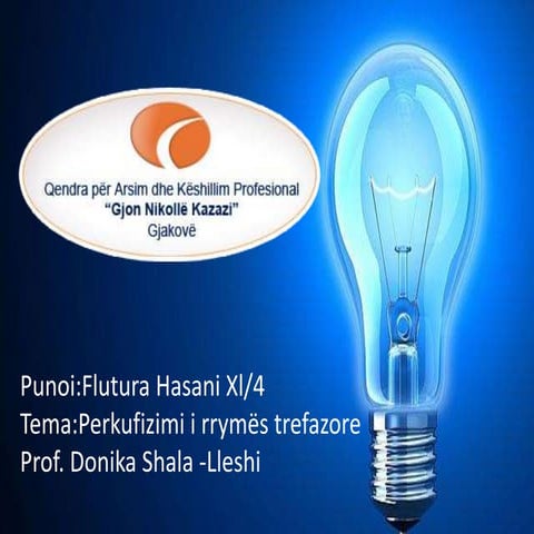 Perkufizimi i rrymes trefazore | PPTX