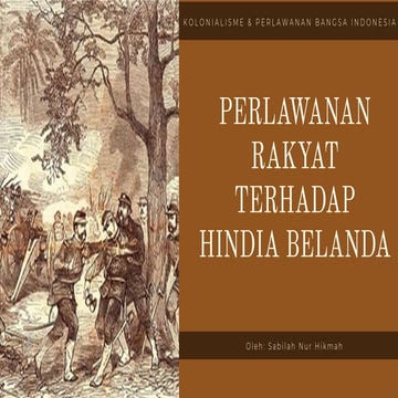 PERLAWANAN RAKYAT TERHADAP HINDIA BELANDA.pptx