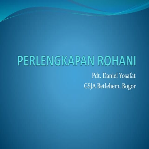 Perlengkapan rohani | PPTX