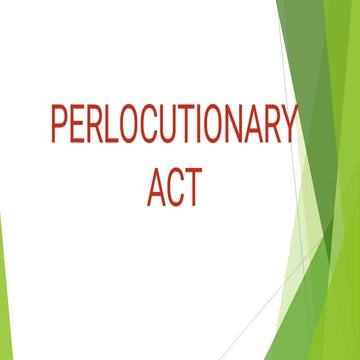 PERLOCUTIONARY-pdf | PDF