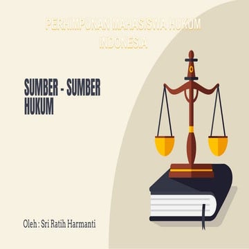 SUMBER SUMBER HUKUM | PPTX