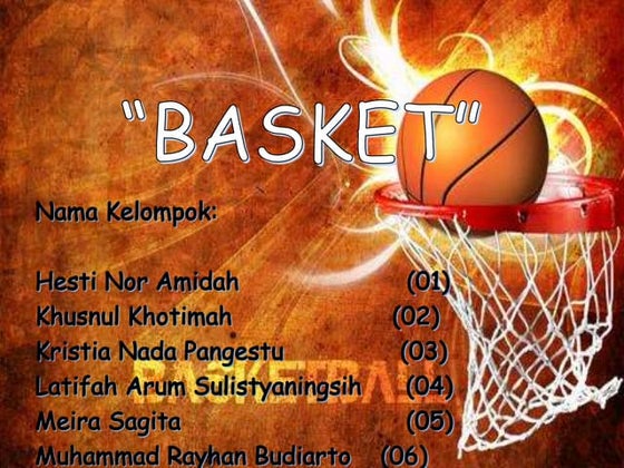 Presentasi penjaskes bola basket | PPTX