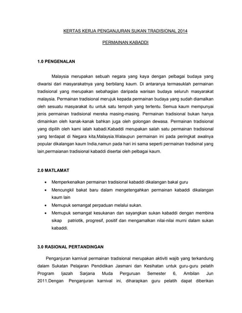 Kertas kerja rimup 2019 | PDF