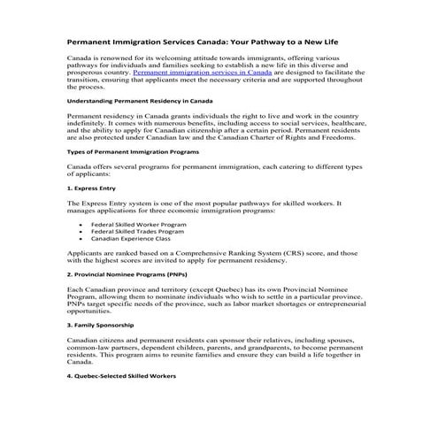 What is Copr Canada | PDF