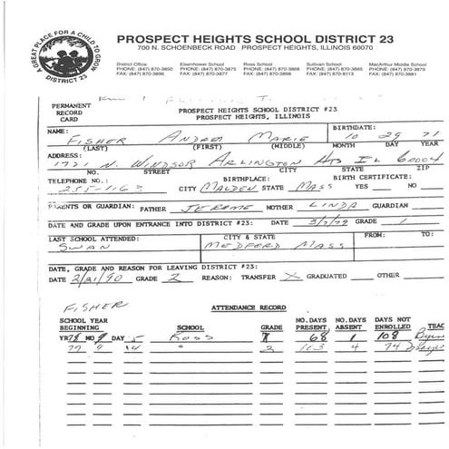 Permanent Record Fisher | PDF