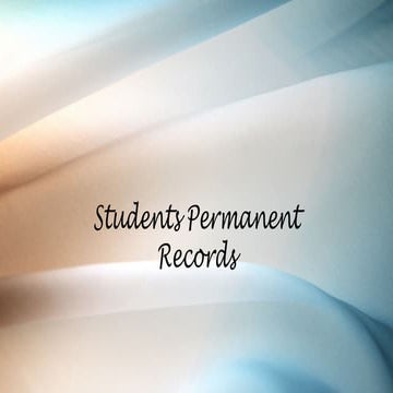 permanent record fdhhhhhhhhhhbrtdhbront page.pptx