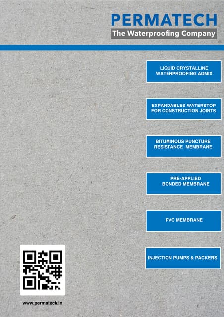 Fosroc waterproofing-brochure (1) | PDF