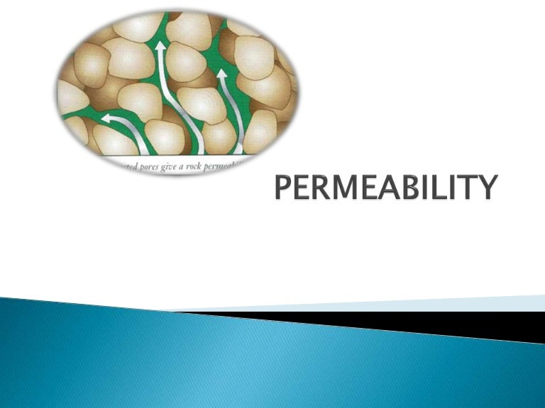 Permeability