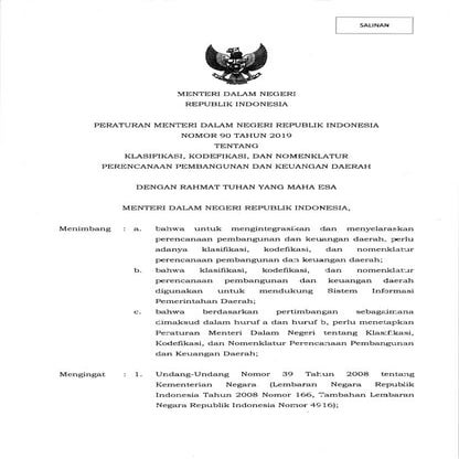 PERMENDAGRI NOMOR 90 TAHUN 2019.pdf